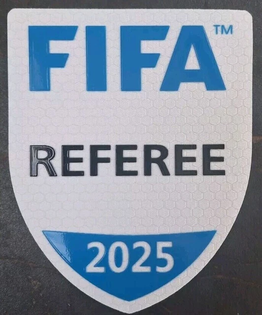 UNWORN/NEW OFFICIAL FIFA (not UEFA) Referee Badge Patch 2025 £31.92 ...