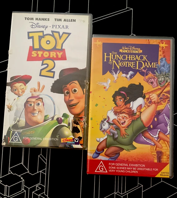 DISNEY VHS BUNDLE PETER PAN TOY STORY 2 DUMBO GOOFY MOVIE HUNCHBACK ...