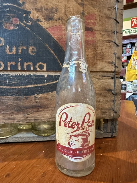 PETER PAN ACL Soda Bottle 1948 7oz. Buffalo, N.Y. $39.00 - PicClick CA