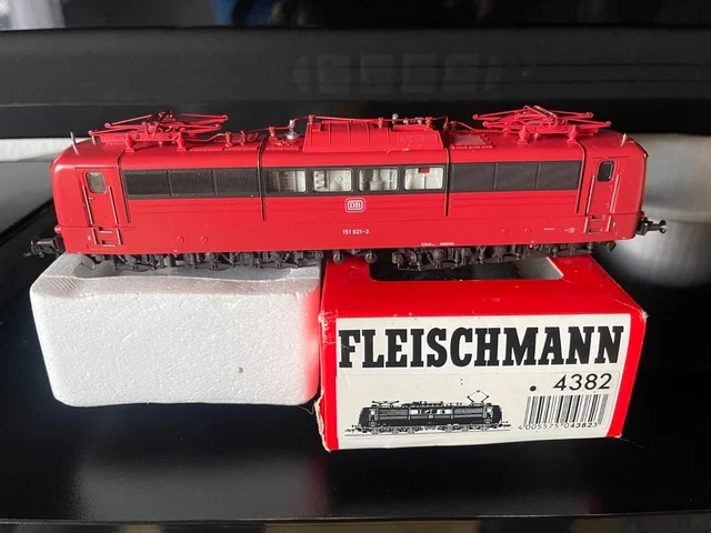 FLEISCHMANN 4382 H0 E-Lok BR 151 021-3 OVP EUR 66,66 - PicClick DE