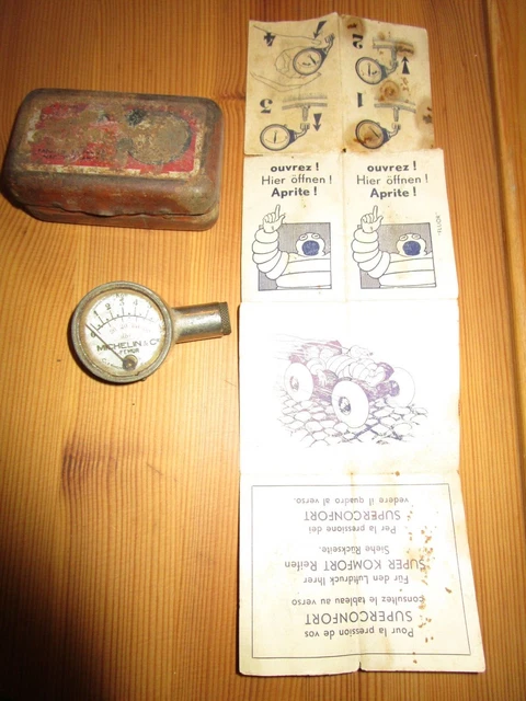RARE MANOMETRE MICHELIN & Cie Femur Clermont Ferrand Superconfort ...