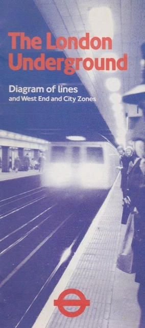 LONDON UNDERGROUND TUBE Map 1982 No.3 (ref 782) £9.50 - PicClick UK