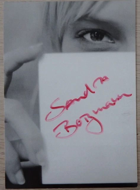 AUTOGRAMM DEUTSCHE FILM- und TV Schauspielerin Sandra Borgmann (104520) EUR 2,99 - PicClick DE