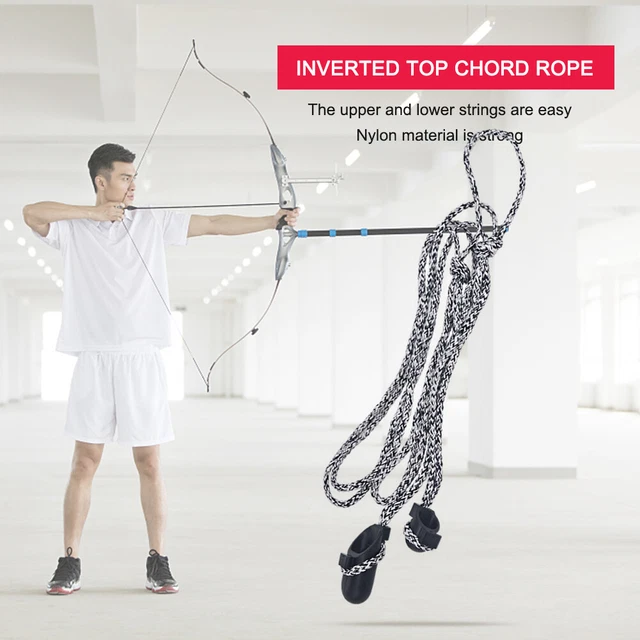 PORTABLE ARCHERY STRINGER Recurve Compound Bow String Install Auxiliary ...