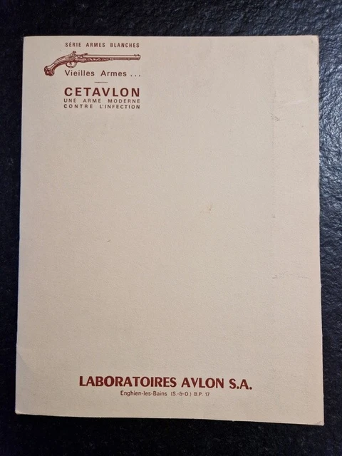 VIEILLES ARMES PAR Cetavlon laboratoires Avlon 10 planches série ...