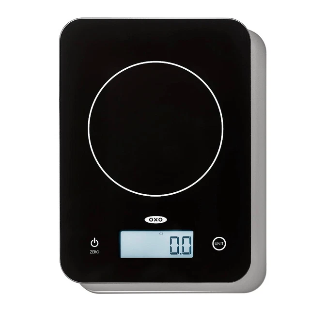 OXO GOOD GRIPS Everyday Digital Kitchen Glass Food Scale Black $61.80 ...