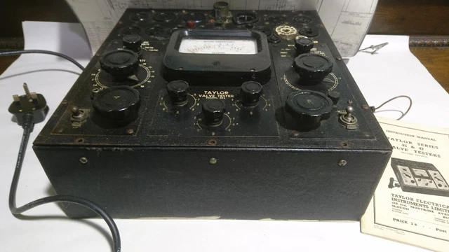TAYLOR VALVE TESTER Model 45A with Instructions £110.88 - PicClick UK
