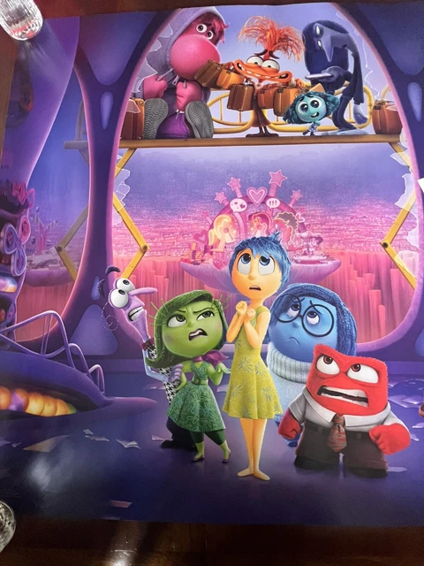 INSIDE OUT 2 Disney - Pixar Official Cinema Quad Poster 2024 High ...
