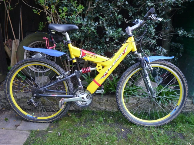RALEIGH MAX ALUMINIUM FULL SUSPENSION MOUNTAIN BIKE 26" WHEELS 21 GEARS ...
