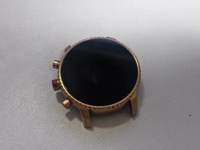 FOSSIL-SMARTWATCH DW6F1 EXPLORIST Edelstahl-Gold ohne Armband - DEFEKT ...