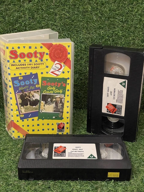 SOOTY 2 ON 1 Video Gift Set - VHS - Wants A Pet / Golf Crazy Golf ...