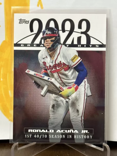2024 Topps Series 1 Ronald Acuna Jr 2023 Greatest Hits Atlanta Braves