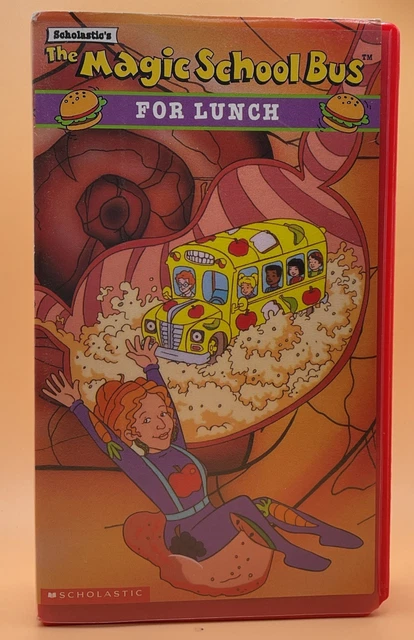 THE MAGIC SCHOOL Bus - For Lunch VHS 1995 Small Clamshell **Buy 2 Get 1 ...