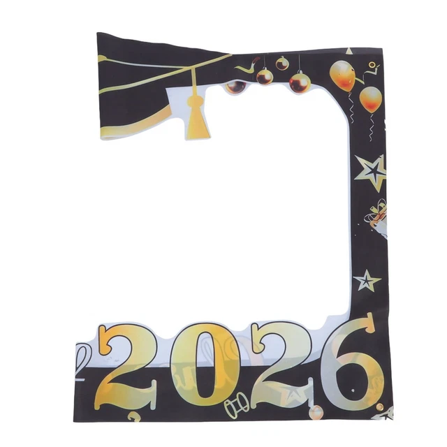 GRADUATION PHOTO BOOTH Frame 2026, Class of 2026 Fabric Picture Frame ...