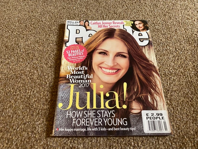 PEOPLE MAGAZINE 1/5/17 Julia Roberts Ali Wentworth Caitlyn Jenner ...