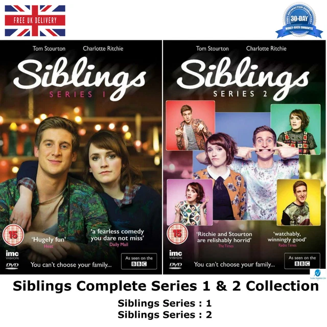 SIBLINGS SERIES 1-2 (BBC) Charlotte Ritchie, Tom Stourton Sealed UK Region 2 DVD EUR 152,05 ...