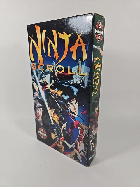 NINJA SCROLL (VHS, 1995, Original Japanese Dubbed English) Anime Akira ...