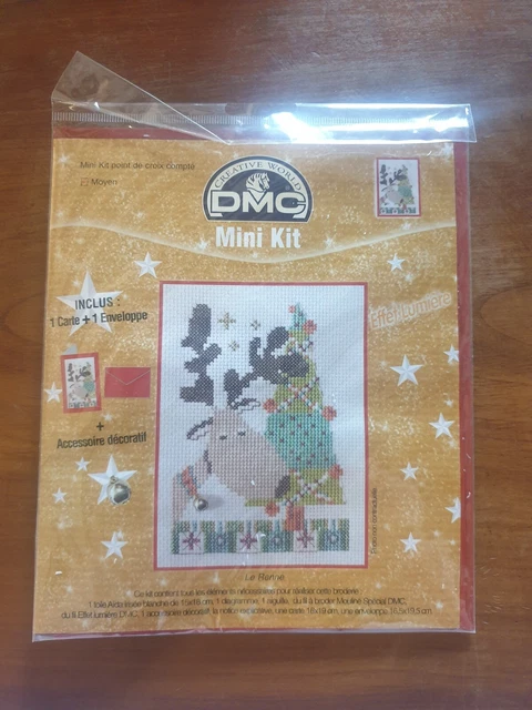MINI KIT POINT de croix DMC - Le Renne - NEUF EUR 12,00 - PicClick FR