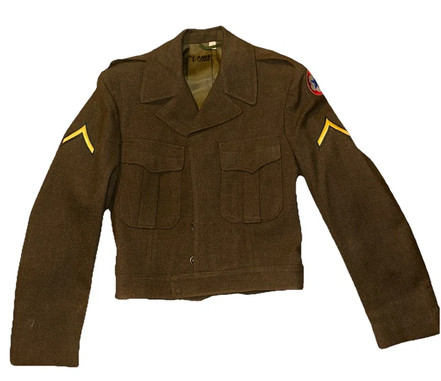 VINTAGE WORLD WAR II Wool Field Uniform Jacket Pants Green size Large ...