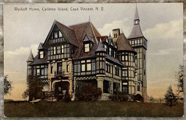 WYCKOFF HOME CARLETON Island Cape Vincent NY Victorian Mansion DB ...