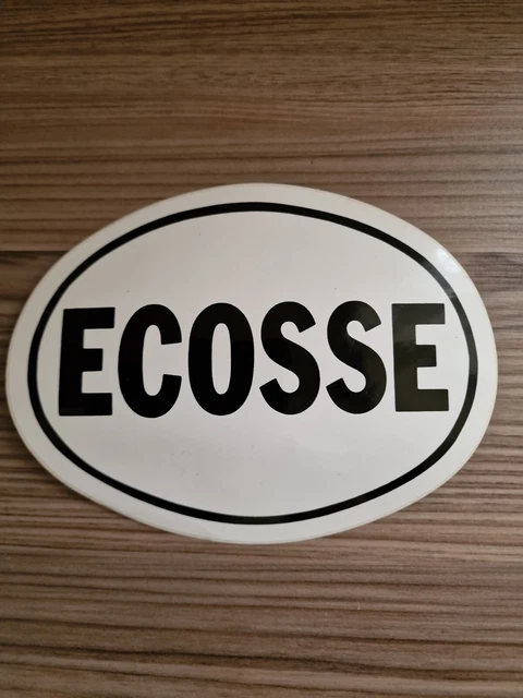 SCOTLAND CAR BUMPER Window Oval Scottish New Sticker Decal Vinyl Ecosse ...