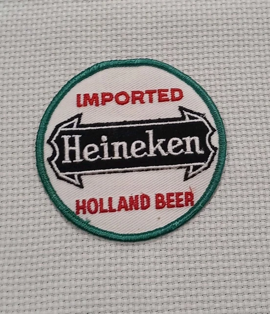 VINTAGE HEINEKEN BEER Patch Heineken Imported Holland Beer Badge ...