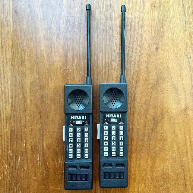 VINTAGE HITARI CELL Phone Walkie Talkie Transistors Circa 1990 Toy ...