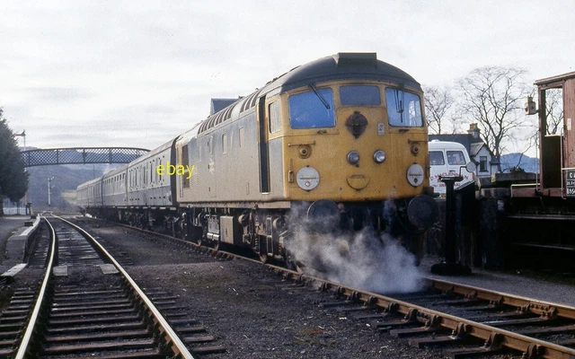 ORIGINAL 35MM SLIDE BR Class 26 no.26035 at Achnashellach +rights for ...