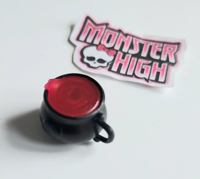 MONSTER HIGH DOLLS Spares School Playset Black Cauldron Coffee Mug ...
