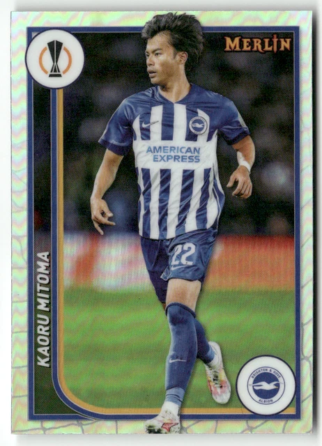 TOPPS MERLIN 2024 Champions League N º 29 Kaoru Mitoma Refractor EUR 1 ...