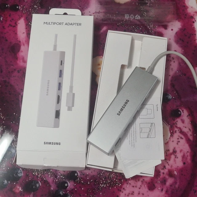 SAMSUNG MULTIPORT ADAPTER EE-P5400 5-in-1 HDMI LAN USB EUR 39,00 ...