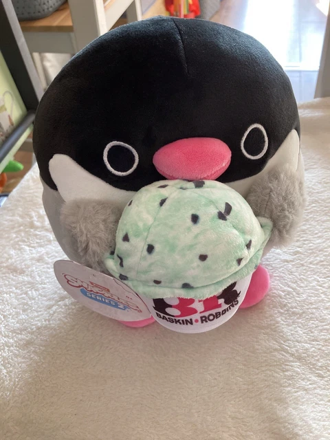 PENELOPE PENGUIN BASKIN Robbins Snackles Series 2 20cm Medium Plush ...
