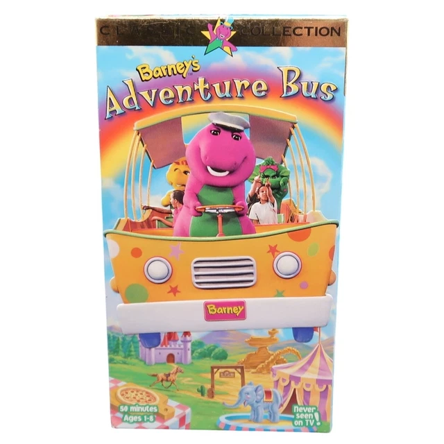 BARNEYS ADVENTURE BUS VHS Tape Barney & Friends 1997 Lyrick Studios ...