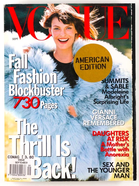 LINDA EVANGELISTA BRUCE Weber CAROLYN MURPHY Vogue September 1997 Alek ...