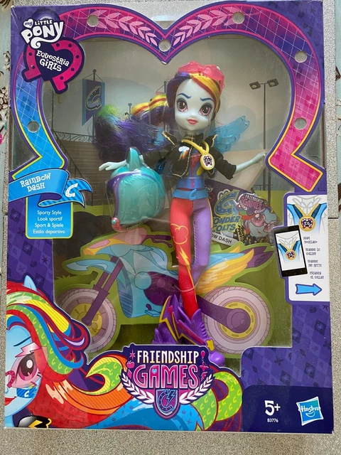 MY LITTLE PONY Equestria Girls Friendship Games Sporty Style Rainbow Dash Rare £338.22 - PicClick UK
