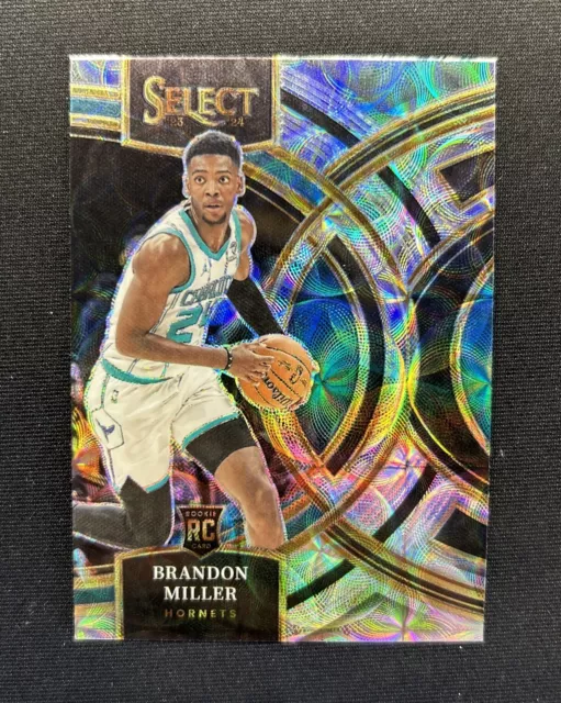 2023 24 Panini Select Brandon Miller Silver Scope Premier Prizm Rc 130