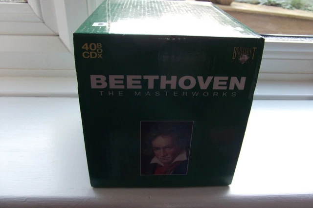 BEETHOVEN MASTERWORKS - Various Artists 40 Cd Box Set By Brilliant ...