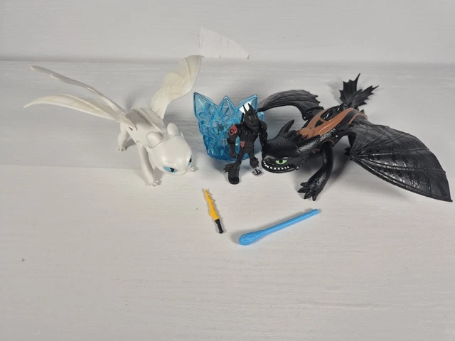 HOW TO TRAIN your Dragon Hidden World Toothless Lightfury and Hiccup ...