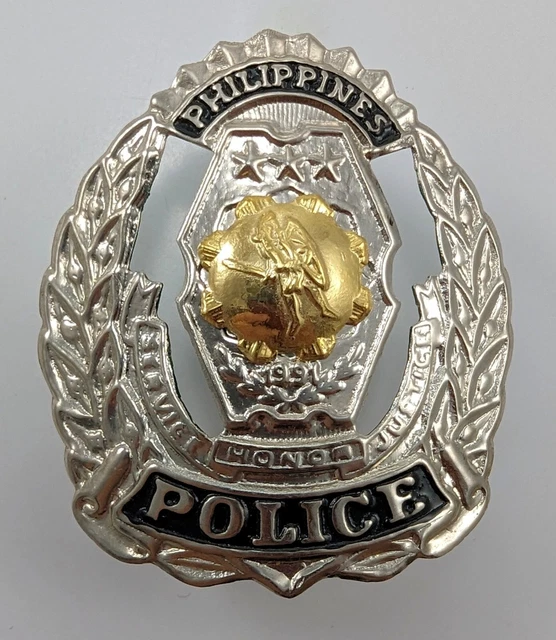 PHILIPPINE NATIONAL POLICE PNP Pambansang Pulisya Hat Pin Badge in ...