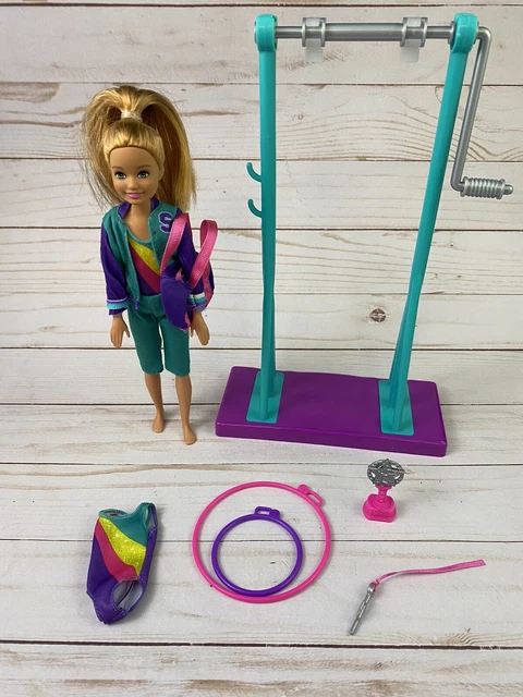 BARBIE TEAM STACIE Gymnastics Class Doll and Play Set Incomplete £18.85 ...