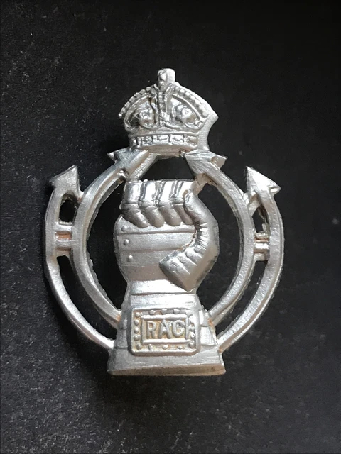 ROYAL ARMOURED CORPS RAC British Army Collar Dog Badge WW2 £12.00 ...