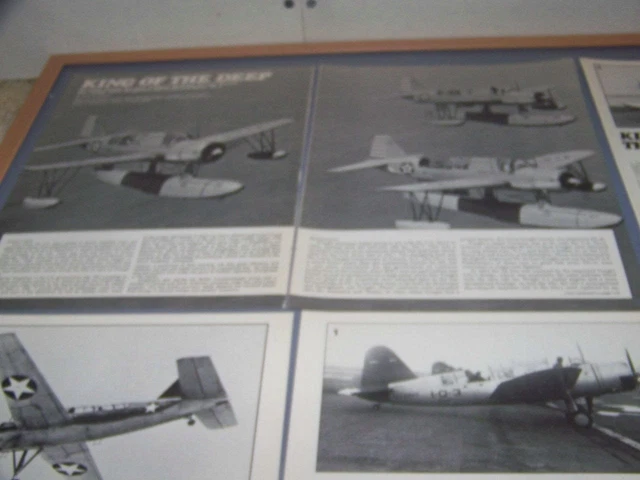 VOUGHT OS2U KINGFISHER "King Of The Deep" 1 & 2...History/Details ...