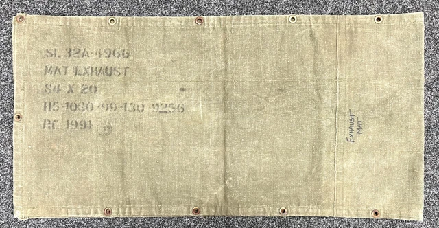 BRITISH MILITARY ISSUE 432 Armoured Personnel Carrier Exhaust Mat Cover ...