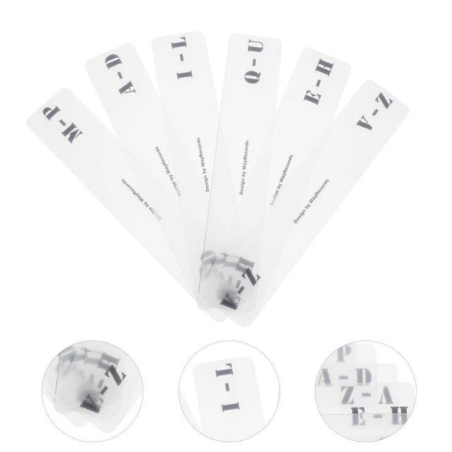 6 PCS CLASSIFICATION Alphabetical Dividers Record Sorting Card Office £ ...
