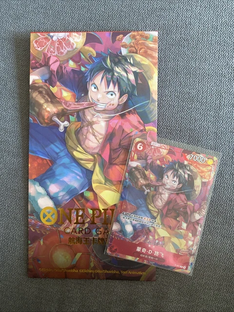 ONE PIECE TCG Monkey D. Ruffy Chinese New Year Promo Card P-001 EUR 30 ...