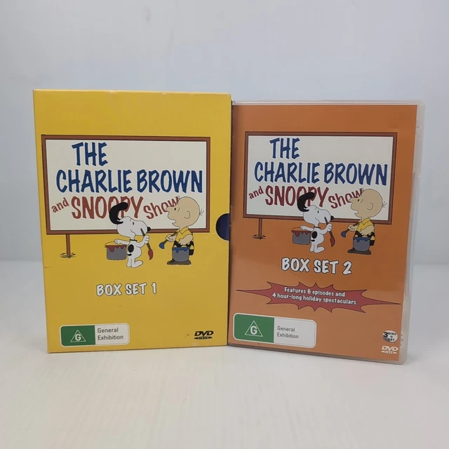 THE CHARLIE BROWN & Snoopy Show DVD Box Sets 1 & 2 6-Disc Set Region 4 ...