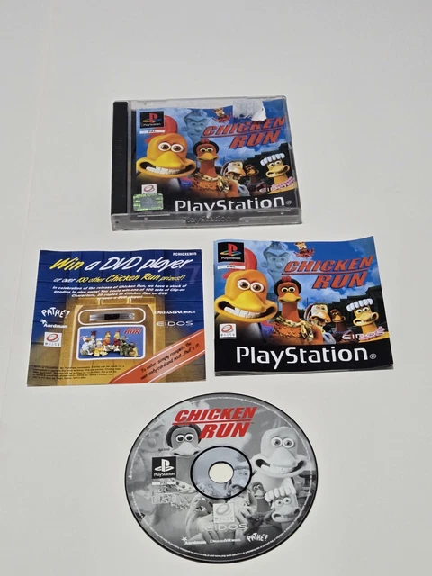 CHICKEN RUN - Sony PS1 Playstation PAL "Phase Alternate Line" Europe ...