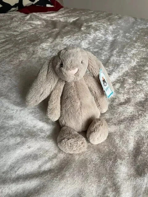 JELLYCAT BASHFUL BUNNY Small Beige BNWT 7" ( TAGGED) £19.50 - PicClick UK