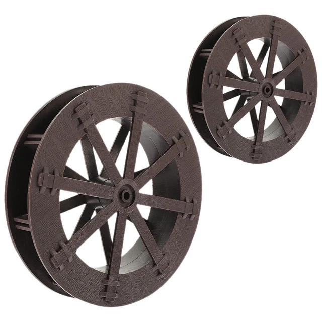 2 PCS PLASTIC Water Wheel Fountain Wheel for Aquarium and Garden Decor ...