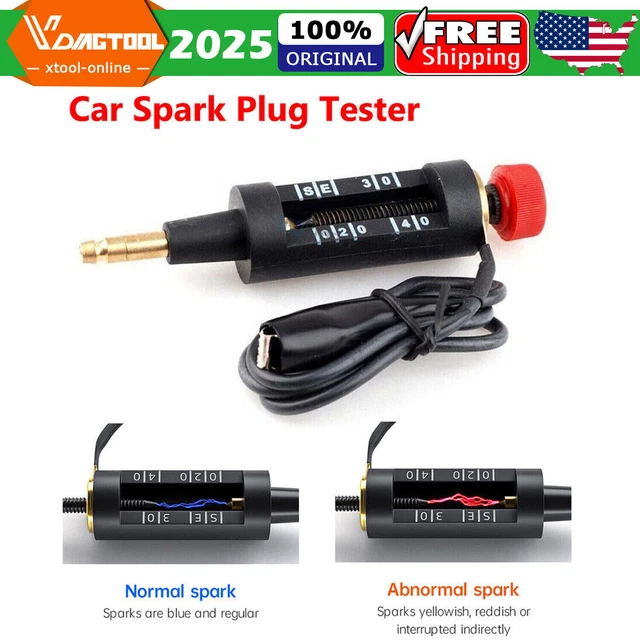 IN LINE SPARK Plug Tester Ignition System Coil Engine Auto Diagnostic ...